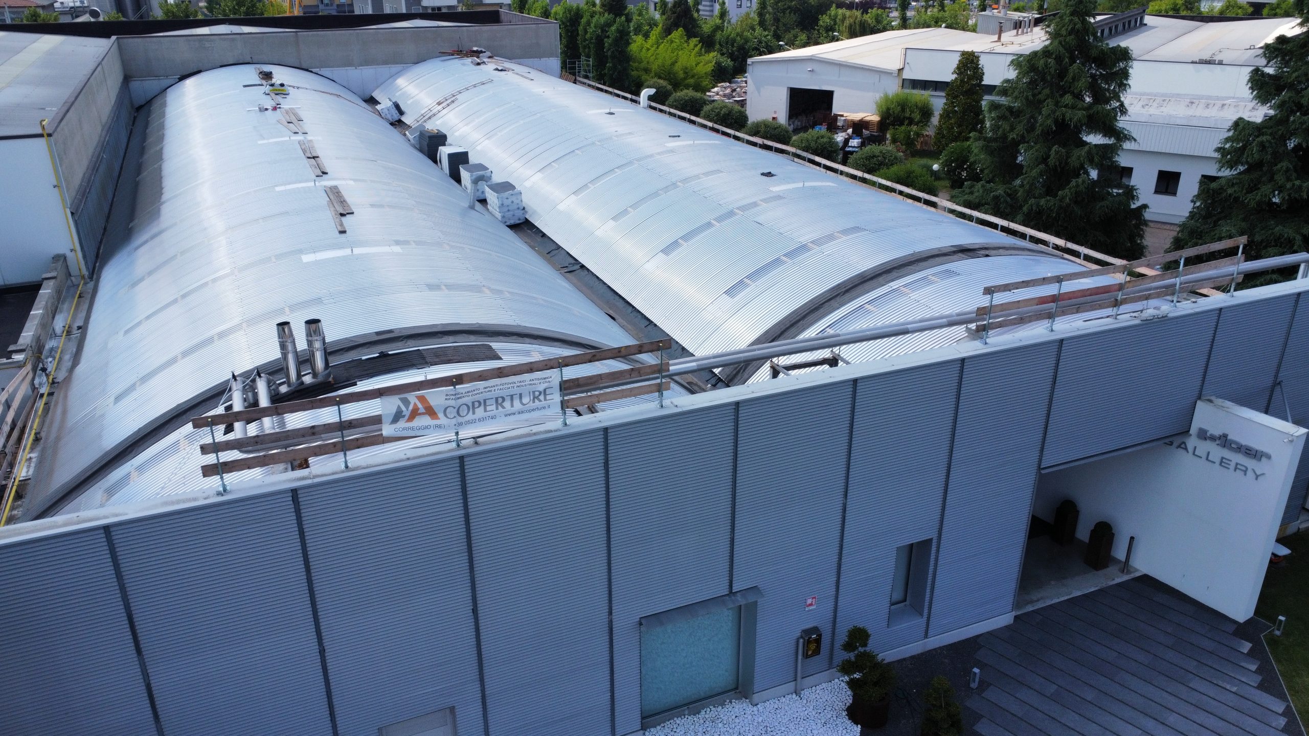 Copertura industriale in Alluminio - AA Coperture